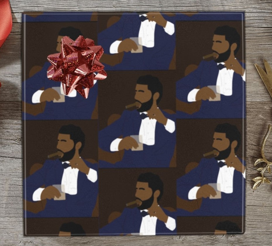 Classy Man-Wrapping Paper